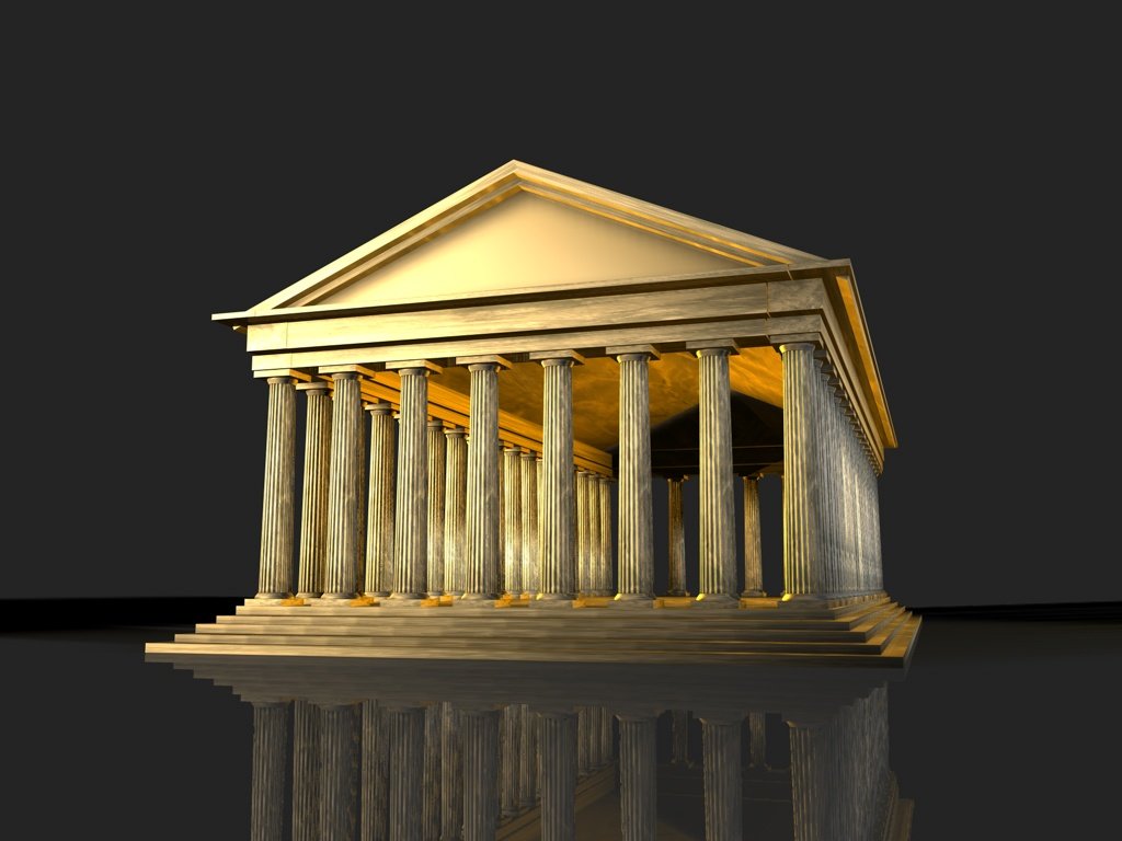 Greek Parthenon Blueprints