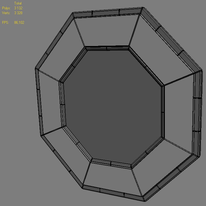 Octagon 3d Model