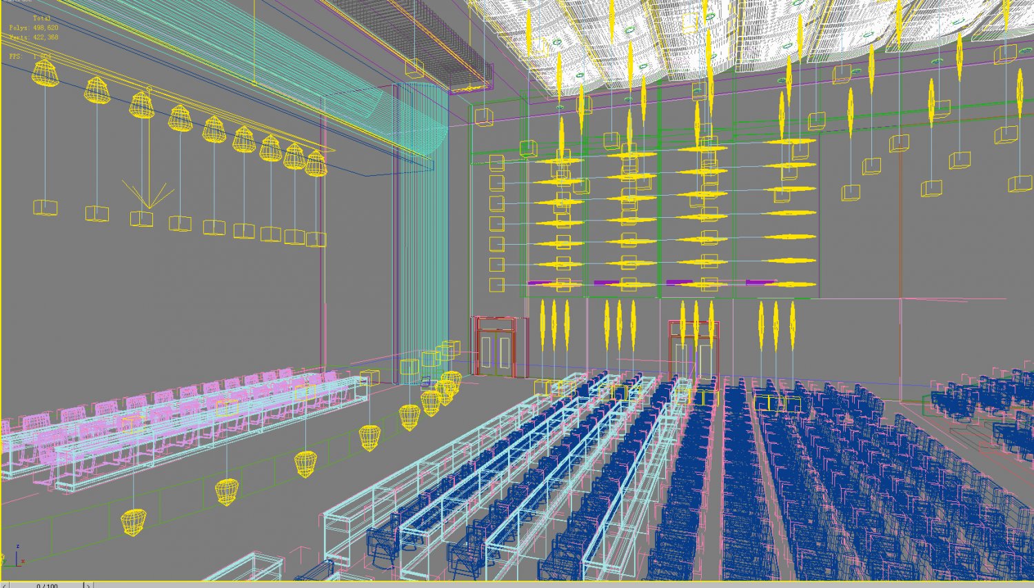 auditorium room 002 3D Model in Office 3DExport