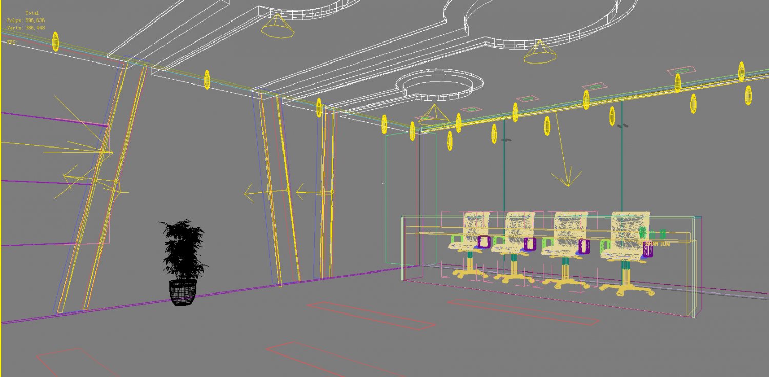 Office 018 3D Model in Office 3DExport