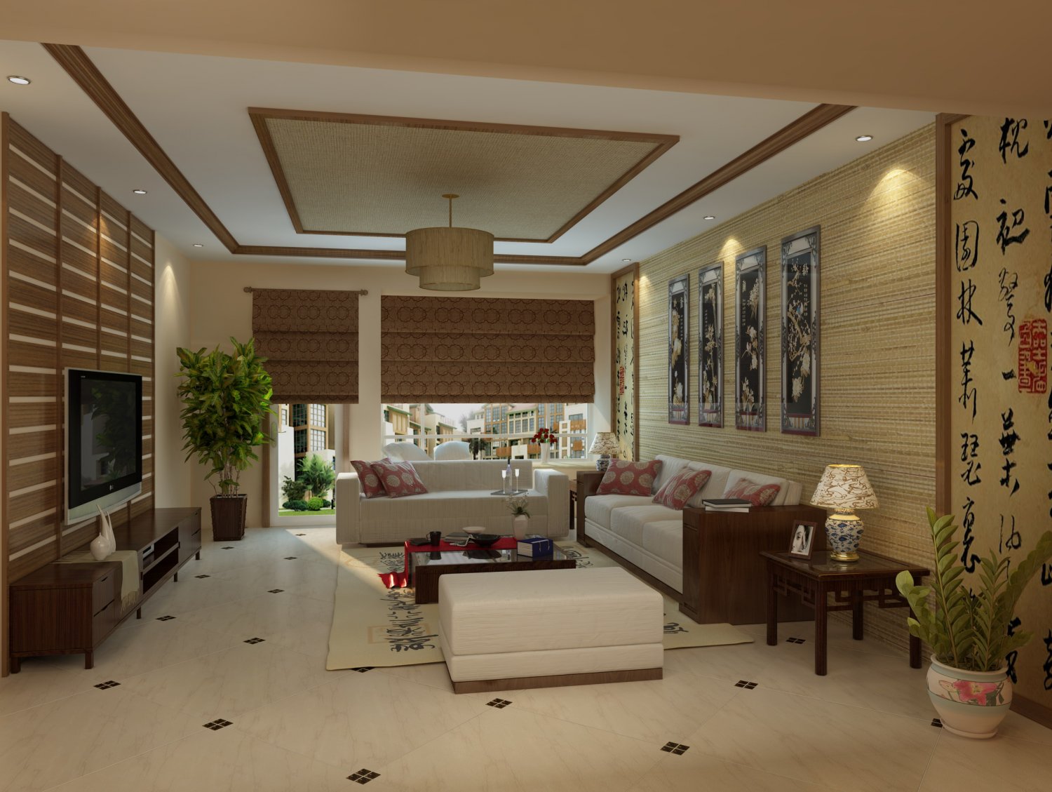 condo 342 3D Model in Living Room 3DExport