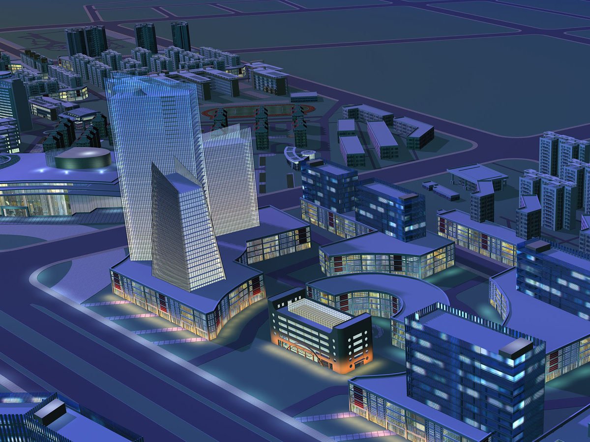 urban design 017 3D Models in Buildings 3DExport