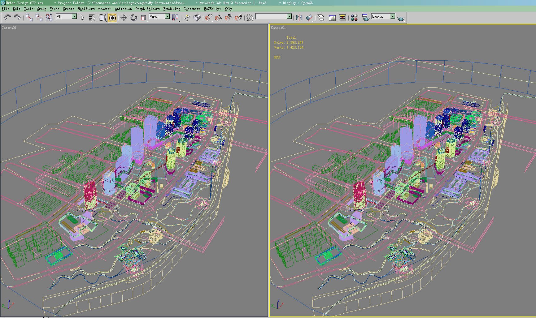 urban design 072 3D Models in Buildings 3DExport