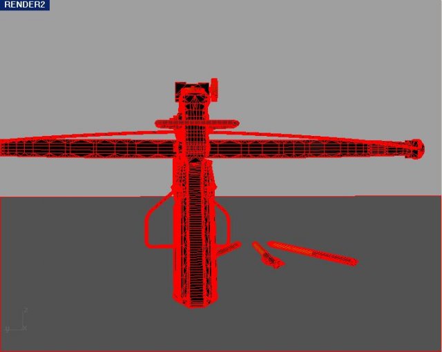 hand crossbow 3D Model in Projectiles 3DExport