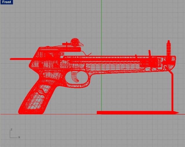 hand crossbow 3D Model in Projectiles 3DExport