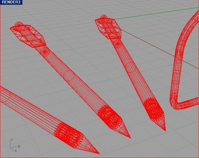 hand crossbow 3D Model in Projectiles 3DExport