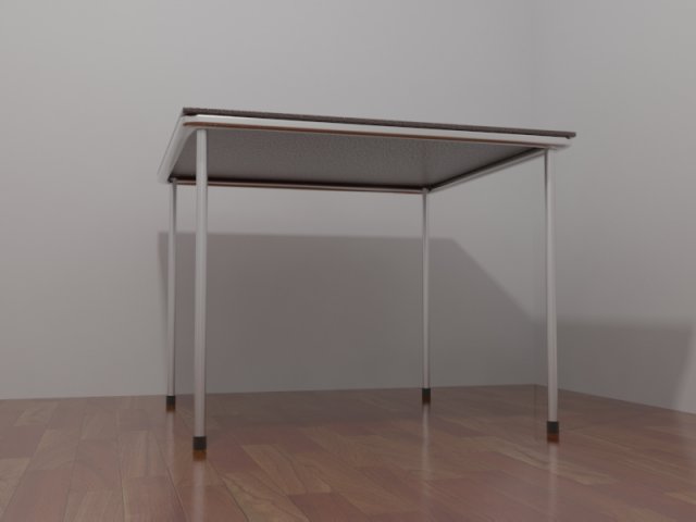 card table 3D Model in Table 3DExport