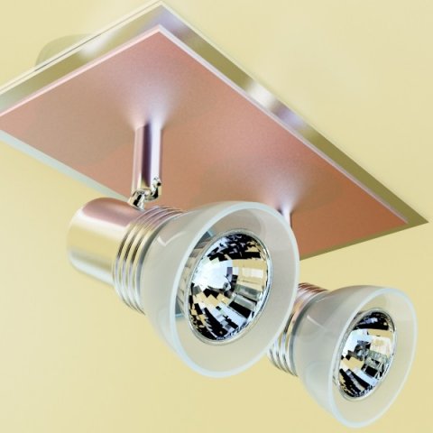 halogen lamp set 10 photoreal 3D Model in Ceiling Lights 3DExport