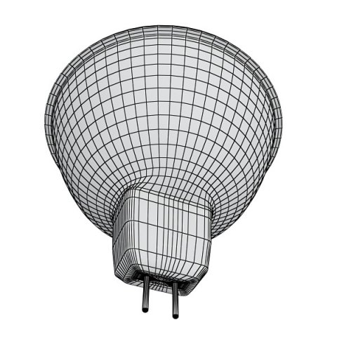 halogen lamp set 10 photoreal 3D Model in Ceiling Lights 3DExport