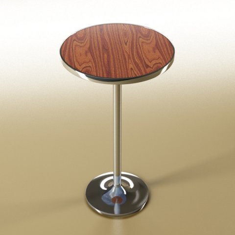 bar table 3D Model in Table 3DExport