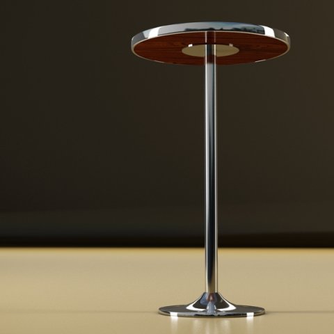 bar table 3D Model in Table 3DExport