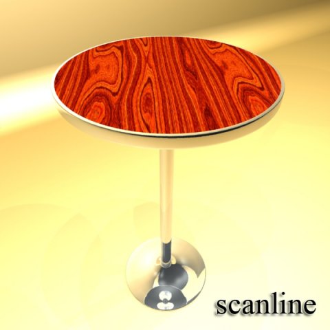 bar table 3D Model in Table 3DExport