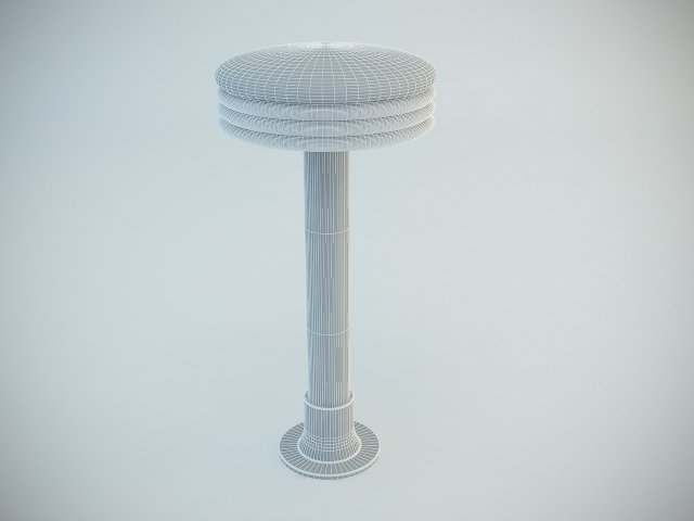 retro backless swivel stool 3D Model in Stool 3DExport