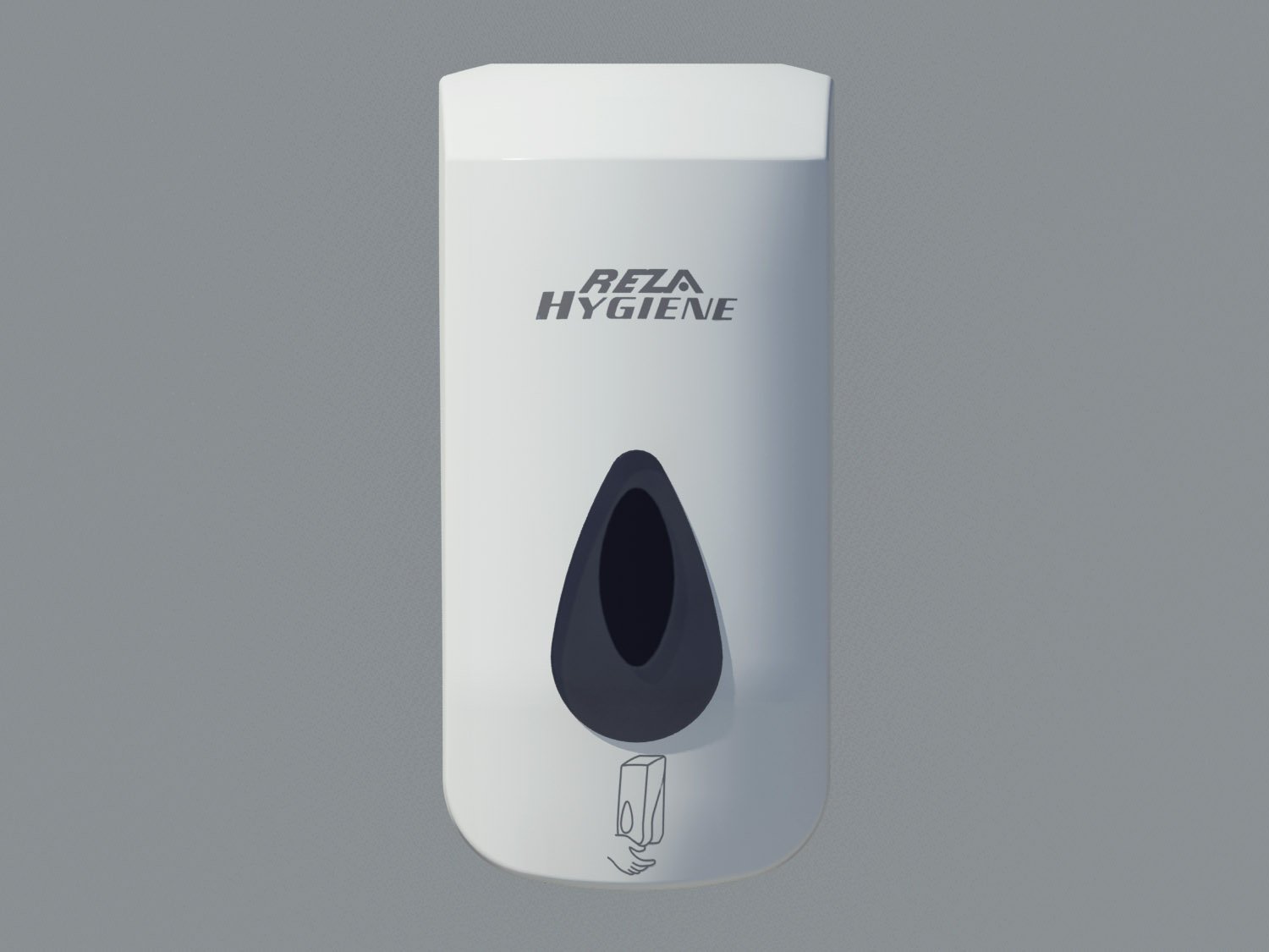 ReZa Hygiene Toilet Sanitation Set 3D Model in Bathroom 3DExport