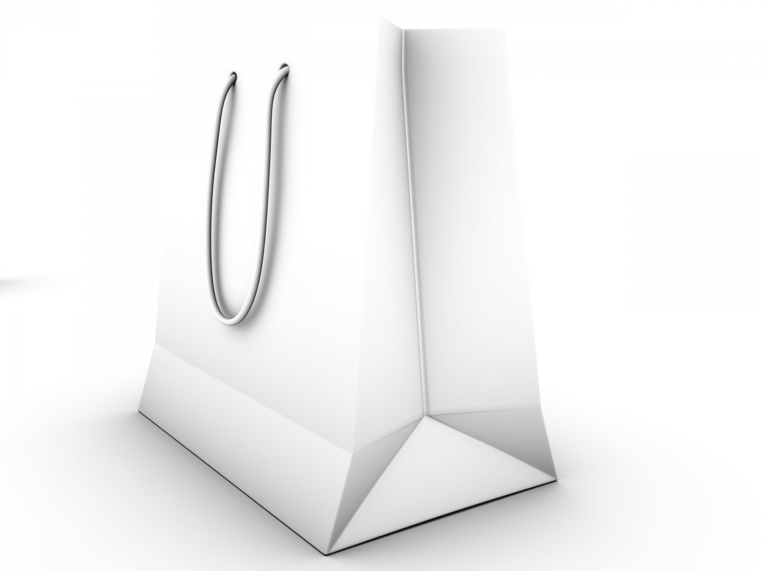 paper bag 3D Models in Shelving 3DExport