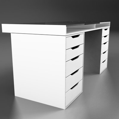 desktop 3D Model in Desk 3DExport