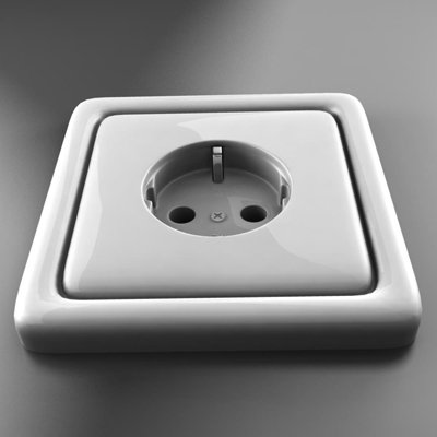 electric outlet 3D Model in Parts 3DExport