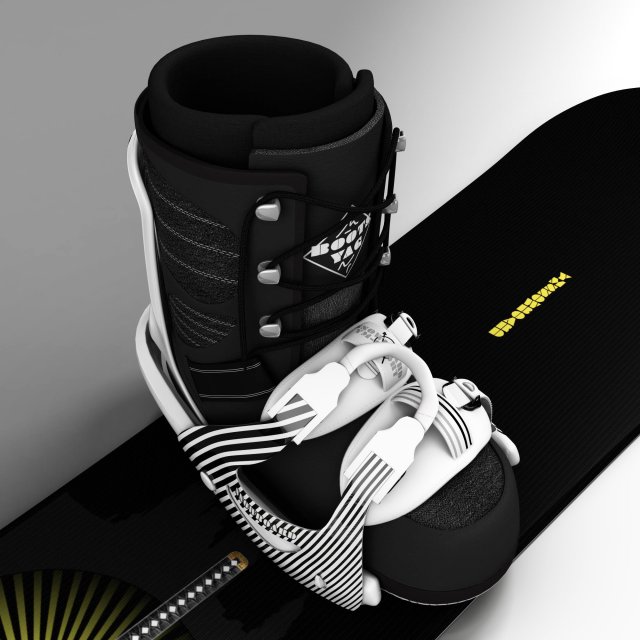 snowboard 3D Model in Sports Equipment 3DExport