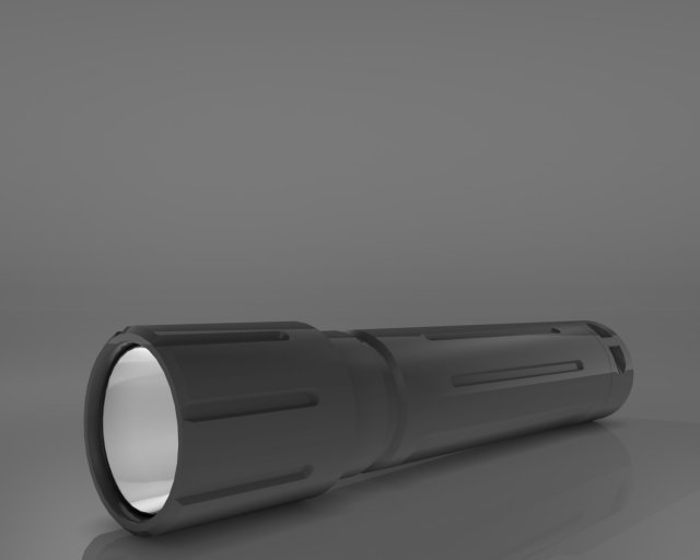 flash light 3D Model in Handheld 3DExport