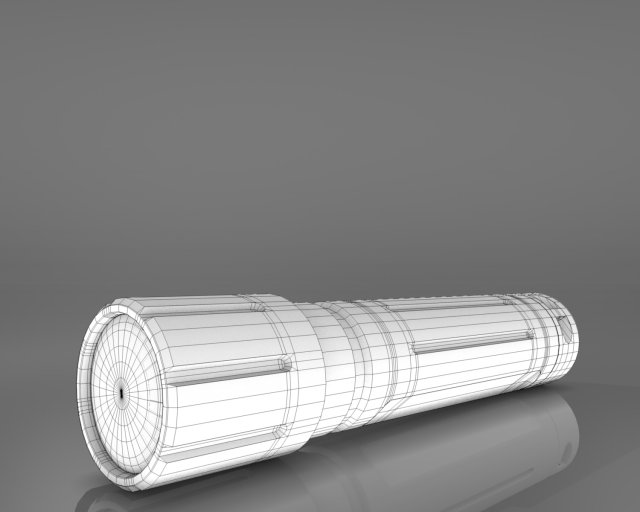flash light 3D Model in Handheld 3DExport