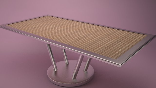 table design 3D Model in Miscellaneous 3DExport