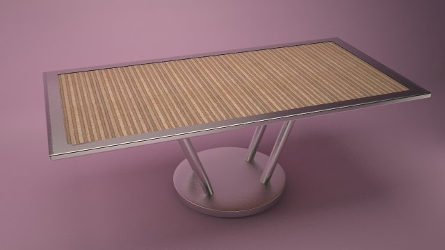 table design 3D Model in Miscellaneous 3DExport