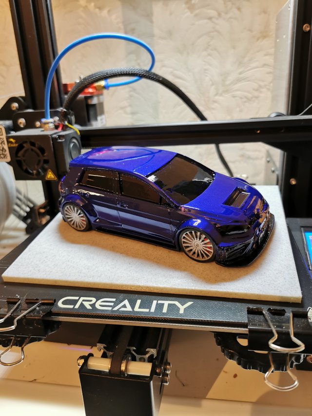 VW Golf Gti TCR 3D Print Model in Automotive 3DExport
