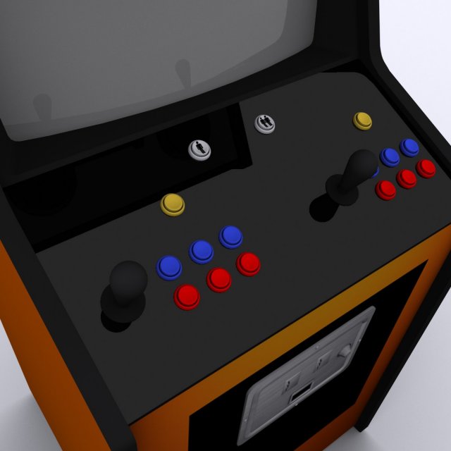 arcade machine 3D Model in Computer 3DExport