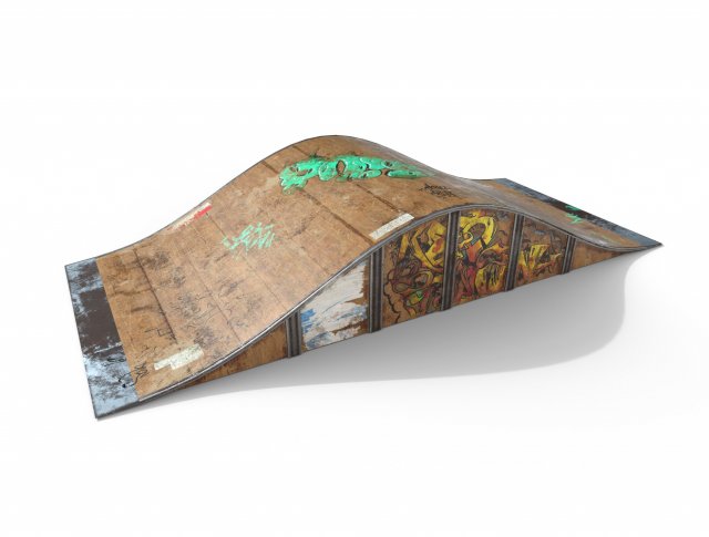 small ramp pbr textures 3D Model in Sports Equipment 3DExport