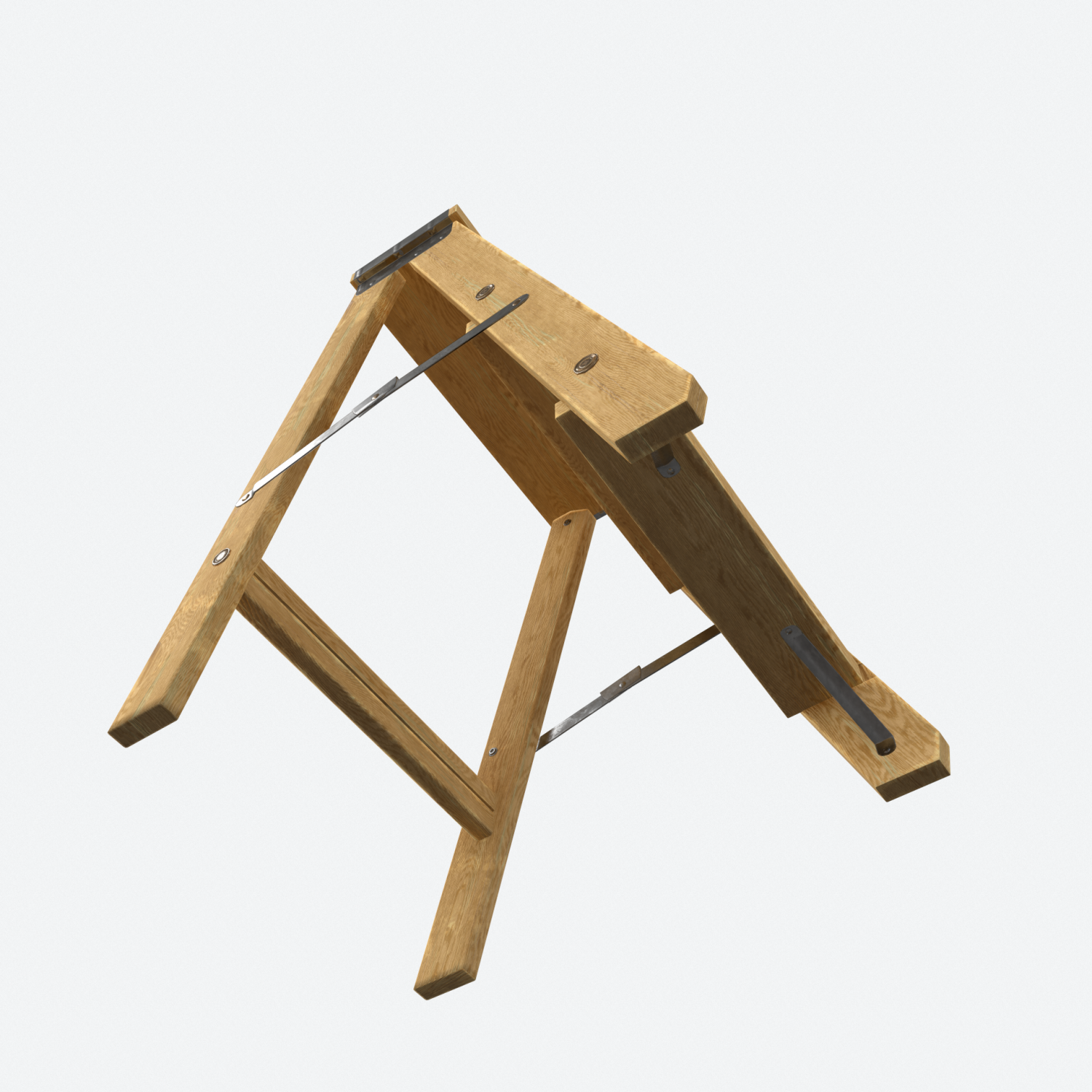wooden stool animated rig pbr 3D Models in Other 3DExport