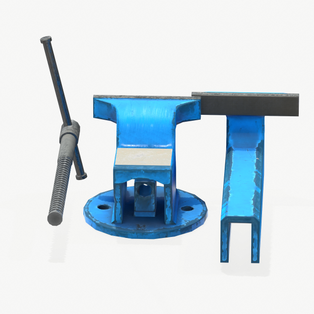 vice holder pbr rig animated 3D Модель in Инструменты 3DExport