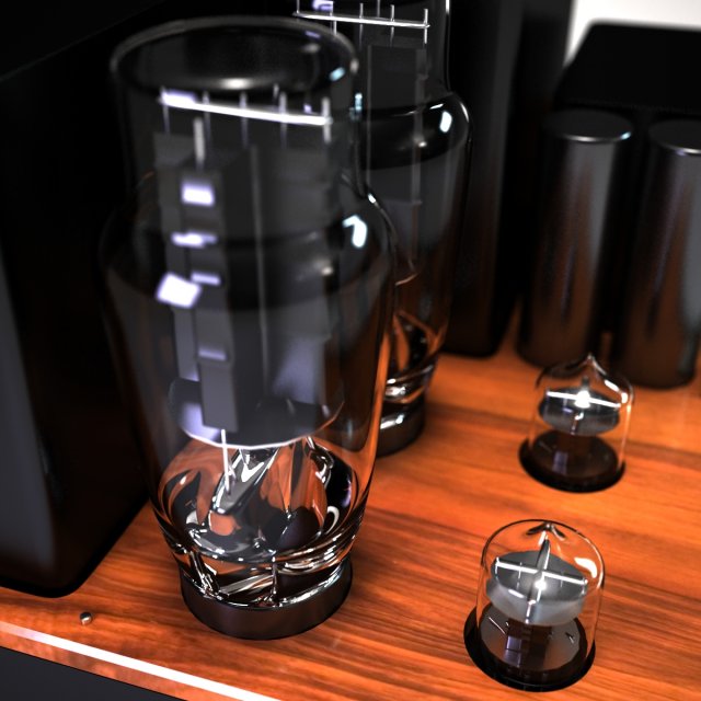 amplifier 3D Model in Audio 3DExport