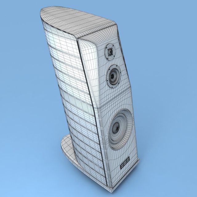 speaker hifi 3D Model in Audio 3DExport