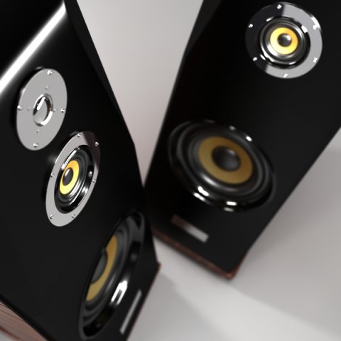 speaker hifi 3D Model in Audio 3DExport