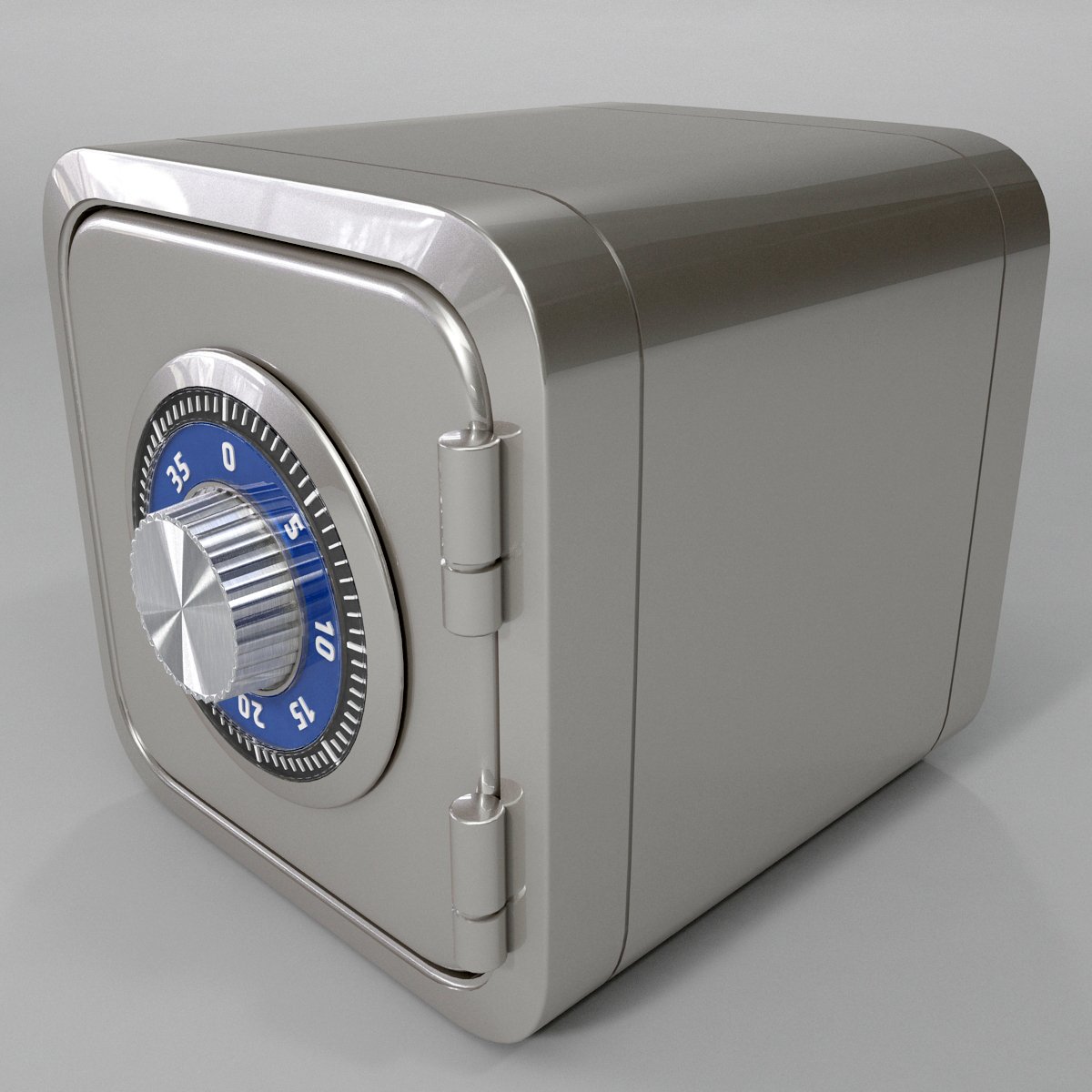 Safe Box 3D Model in Household Items 3DExport