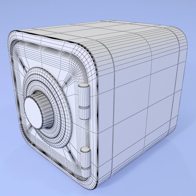 safe box 3D Model in Household Items 3DExport