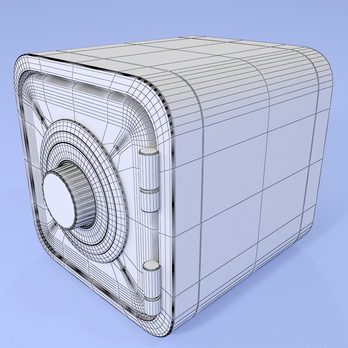 Safe Box 3D Model in Household Items 3DExport