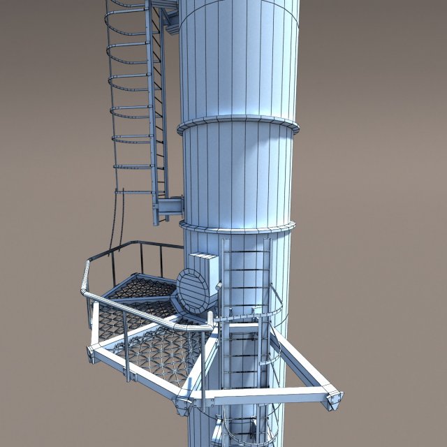 chimney low poly 3D Model in Miscellaneous 3DExport