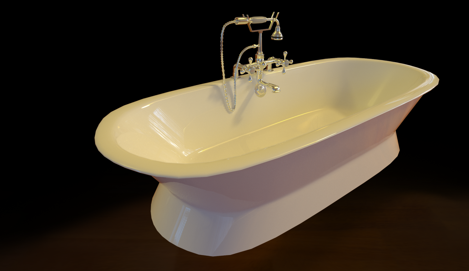 tub 3D Model in Bathroom 3DExport