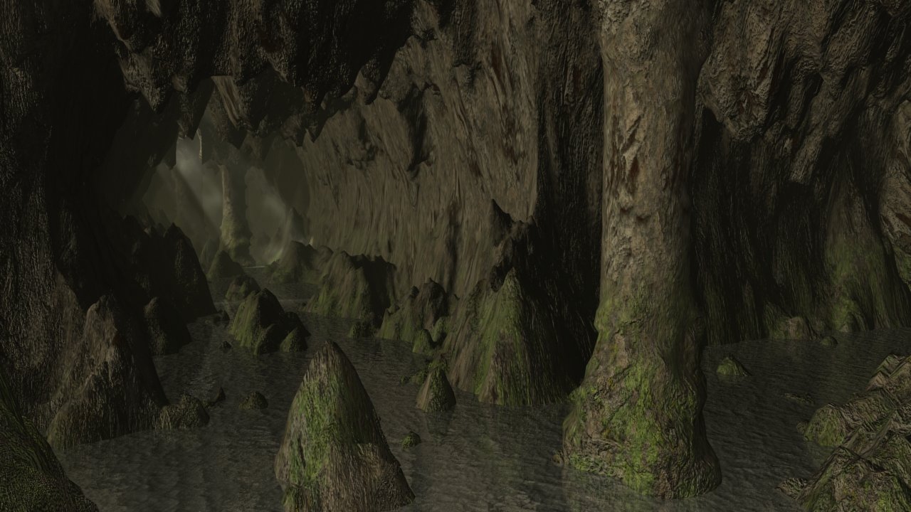 Cave Interior Scene 3D Model in Other 3DExport
