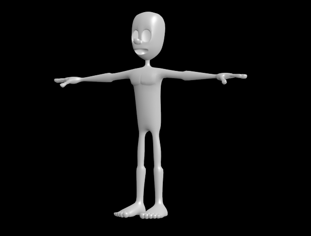 body cartoon normal 3D Model in Cartoon 3DExport
