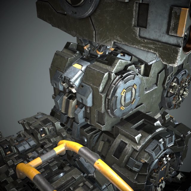 robot warrior 3D Model in Robot 3DExport