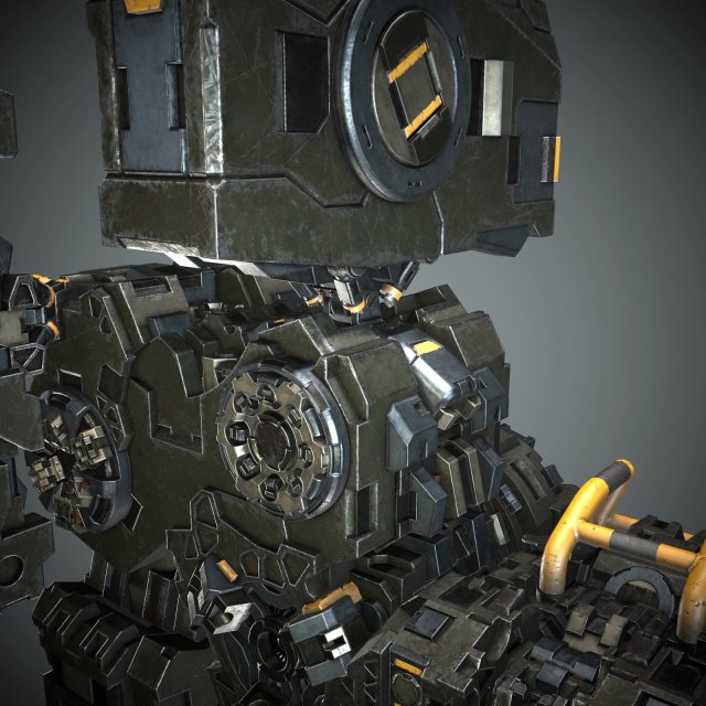 robot warrior 3D Model in Robot 3DExport