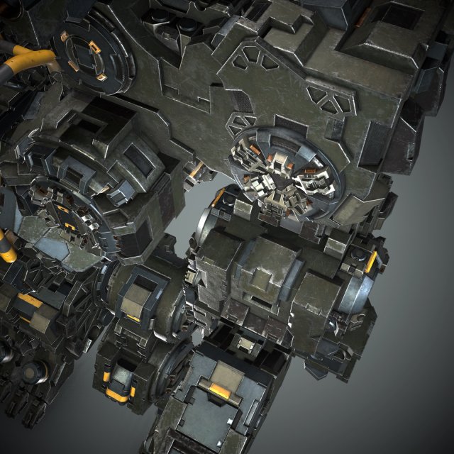 robot warrior 3D Model in Robot 3DExport