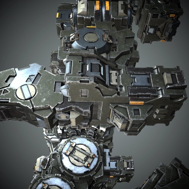 robot warrior 3D Model in Robot 3DExport