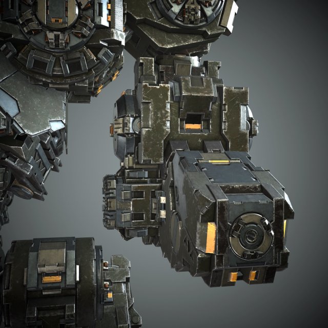 robot warrior 3D Model in Robot 3DExport