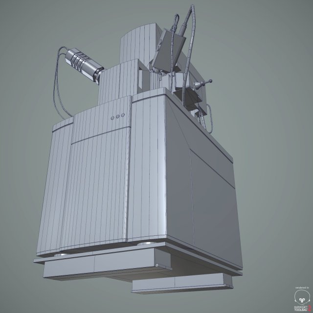electron microscope 3D Model in Medical Equipment 3DExport