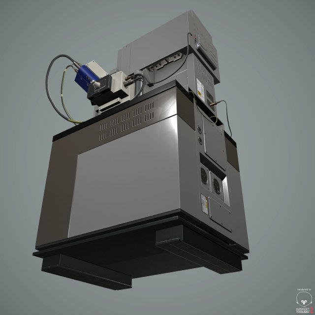 electron microscope 3D Model in Medical Equipment 3DExport