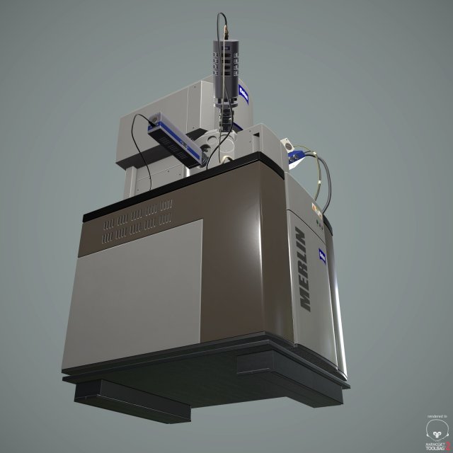 electron microscope 3D Model in Medical Equipment 3DExport