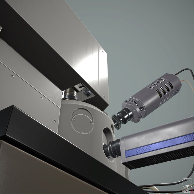 electron microscope 3D Model in Medical Equipment 3DExport